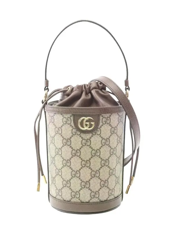 Gucci 2020 Mini Ophidia Bucket Bag - Neutrals