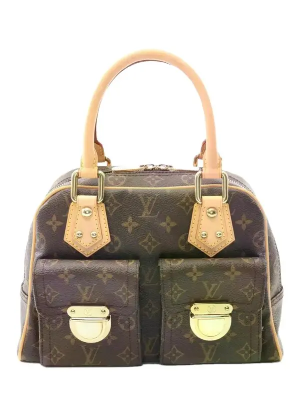 LOUIS VUITTON 2005 Manhattan Pm Shoulder Bag - Brown