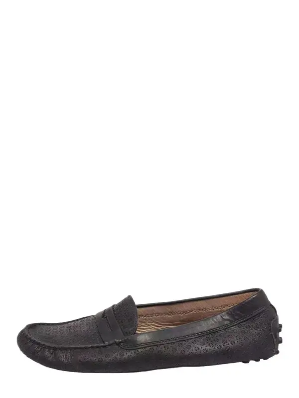TOD'S Leather Loafers - Black
