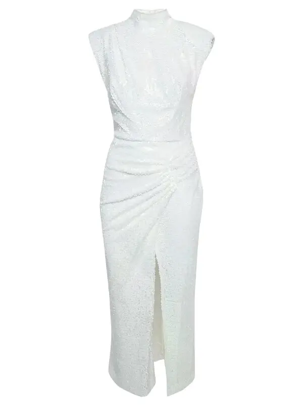 IN THE MOOD FOR LOVE Draping-effect Dress - White