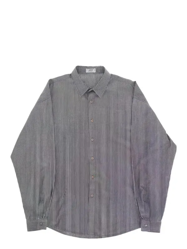 Versace 1980s Cotton Shirt - Grey