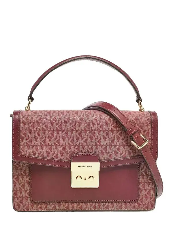 Michael Kors Monogram-pattern Shoulder Bag - Red
