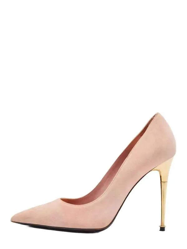 TOM FORD Suede Heeled Pumps - Pink
