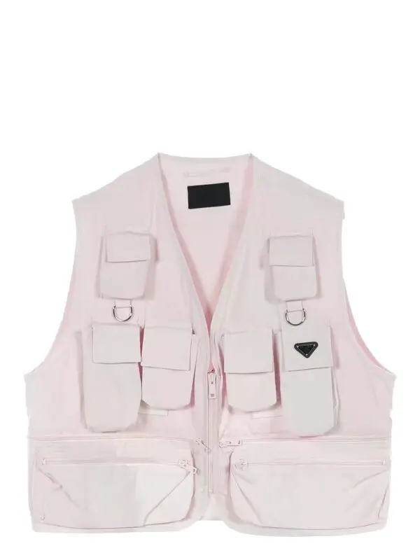 Prada 2010s Cotton Vest - Pink