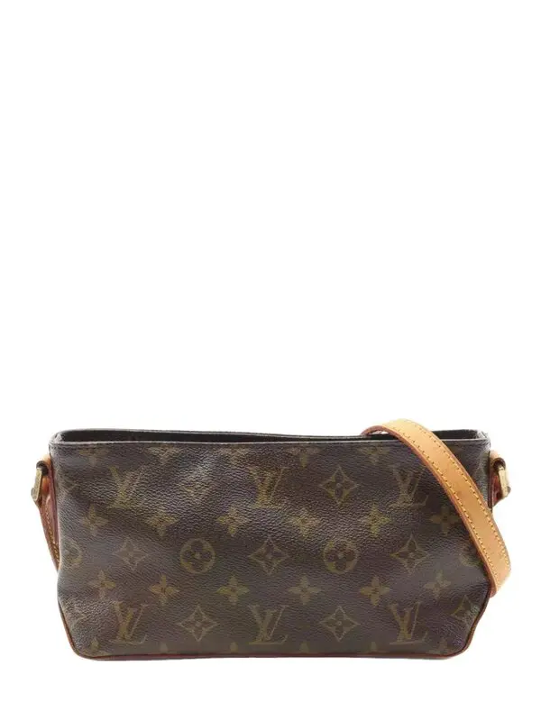 LOUIS VUITTON 2004 Trotteur Monogram Shoulder Bag - Brown