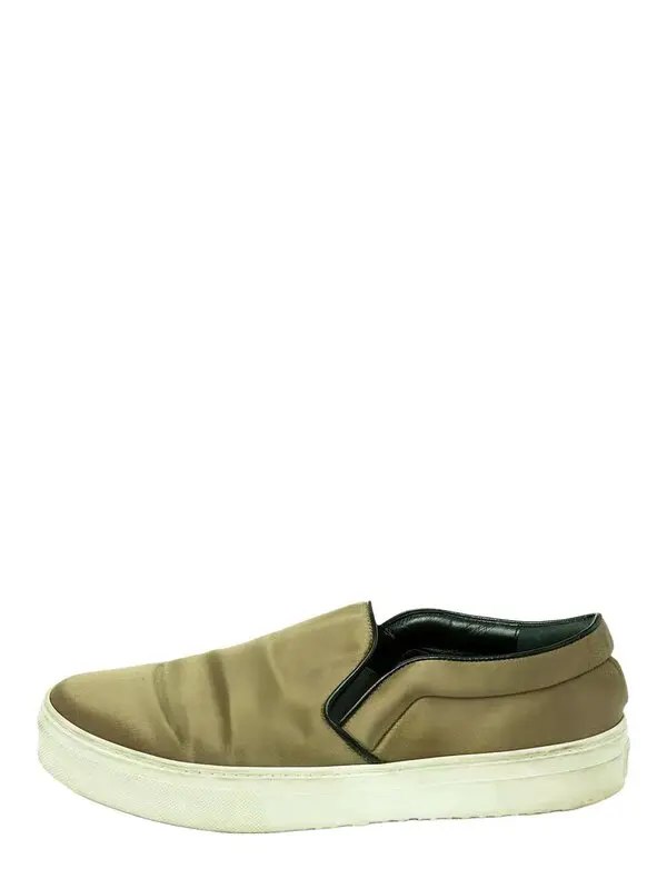 Celine Satin Slip-on Sneakers - Green