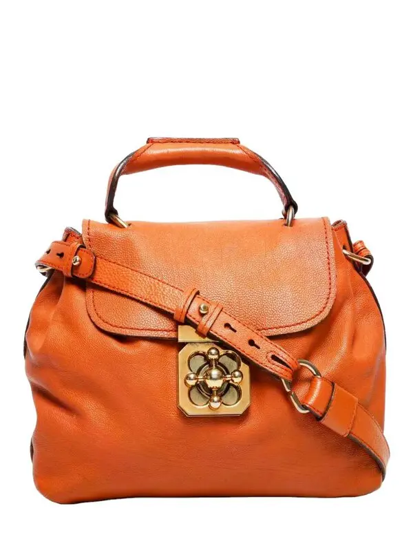 Chloé Pre-owned Elsie Shoulder Bag - Orange