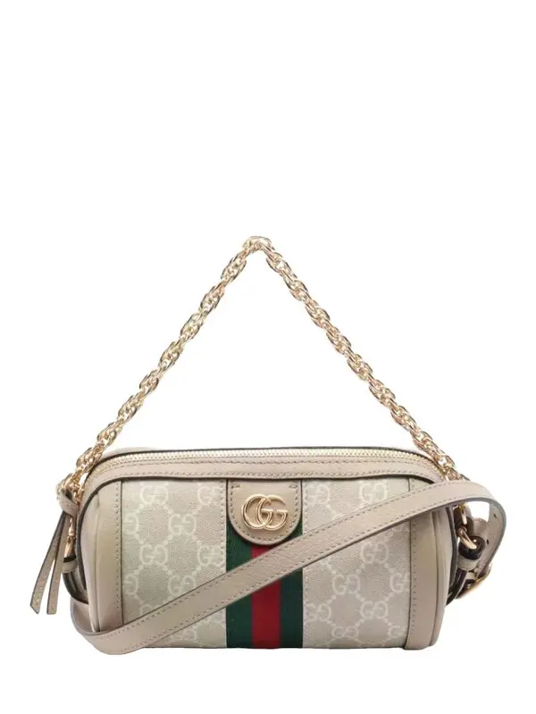 Gucci Ophidia Gg Supreme Shoulder Bag - Neutrals