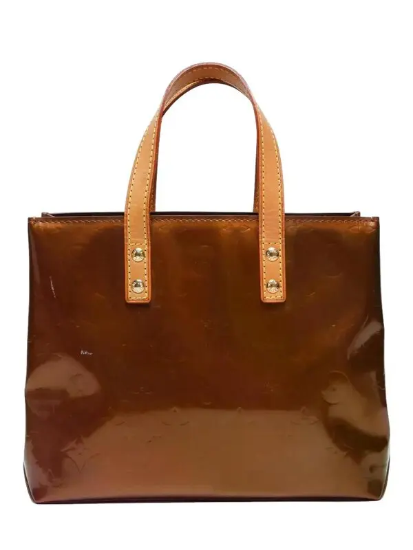 LOUIS VUITTON Vernis Reed Pm Tote Bag - Brown