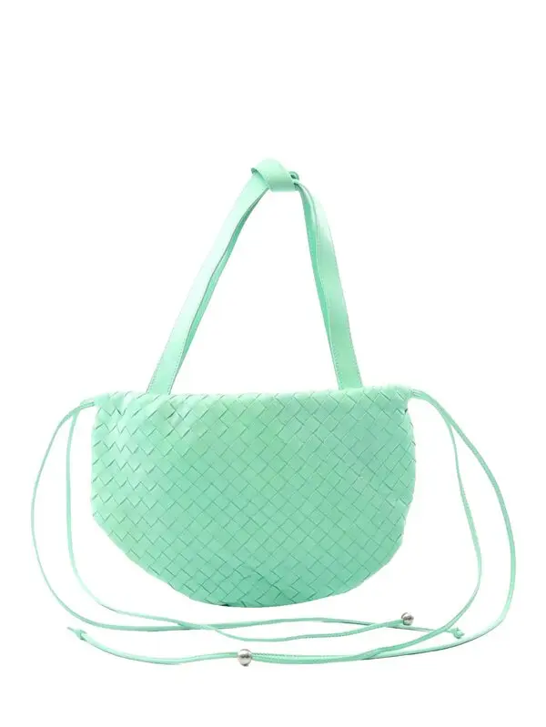 Bottega Veneta Small Intrecciato The Bulb Shoulder Bag - Green