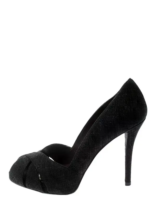 STUART WEITZMAN 115mm Peep-toe Platform Pumps - Black