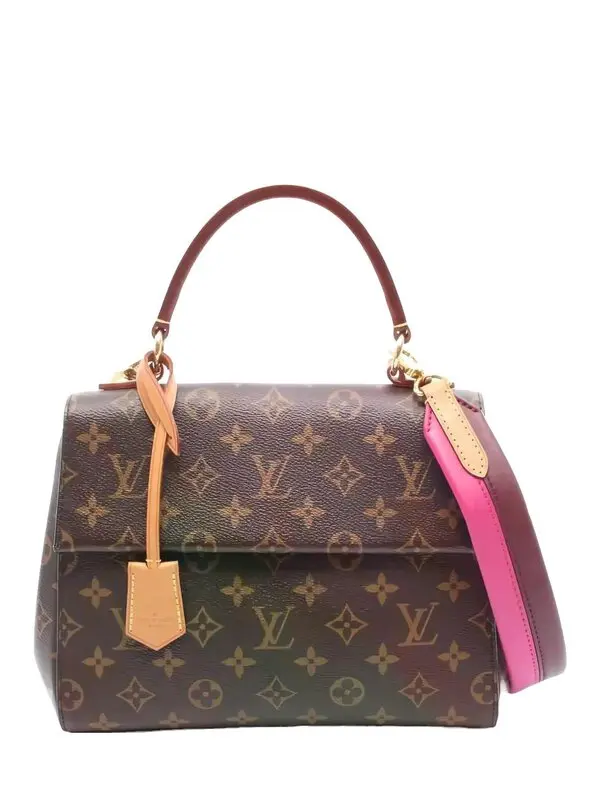 LOUIS VUITTON 2018 Monogram Cluny Bb Tote Bag - Brown