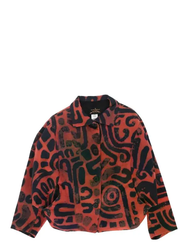 VIVIENNE WESTWOOD Abstract-print Jacket - Orange
