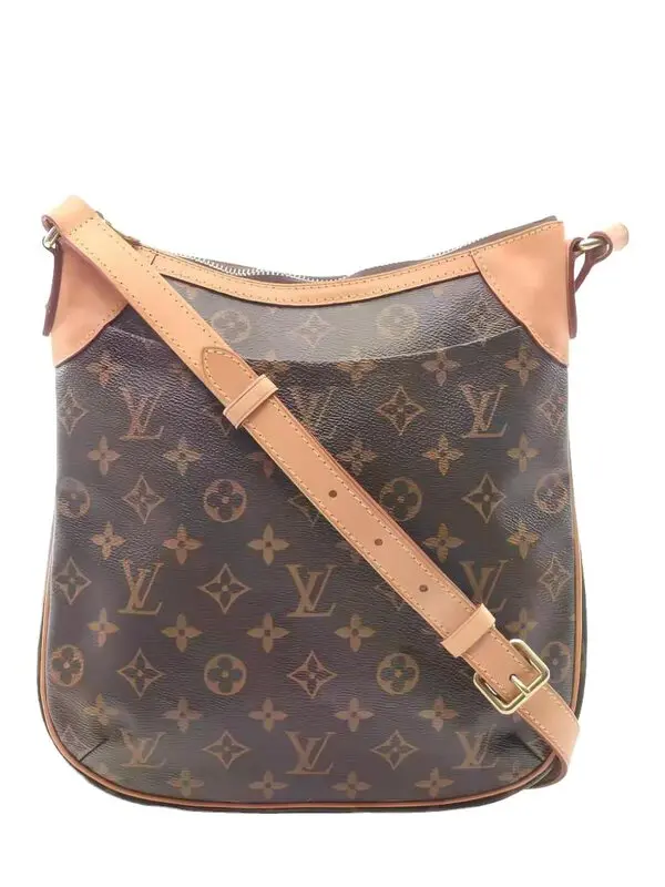 LOUIS VUITTON 2008 Odeon Pm Monogram Shoulder Bag - Brown