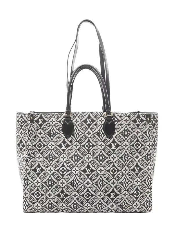 LOUIS VUITTON Monogram On-the-go Tote Bag - Black