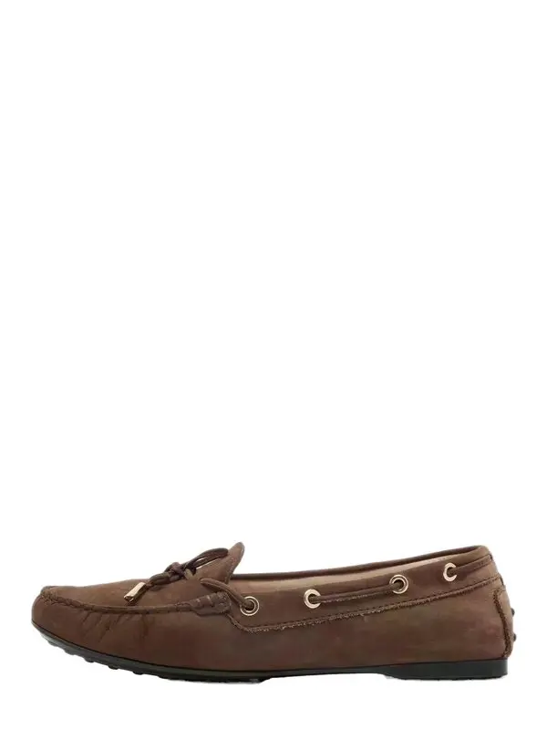 TOD'S Suede Loafers - Brown