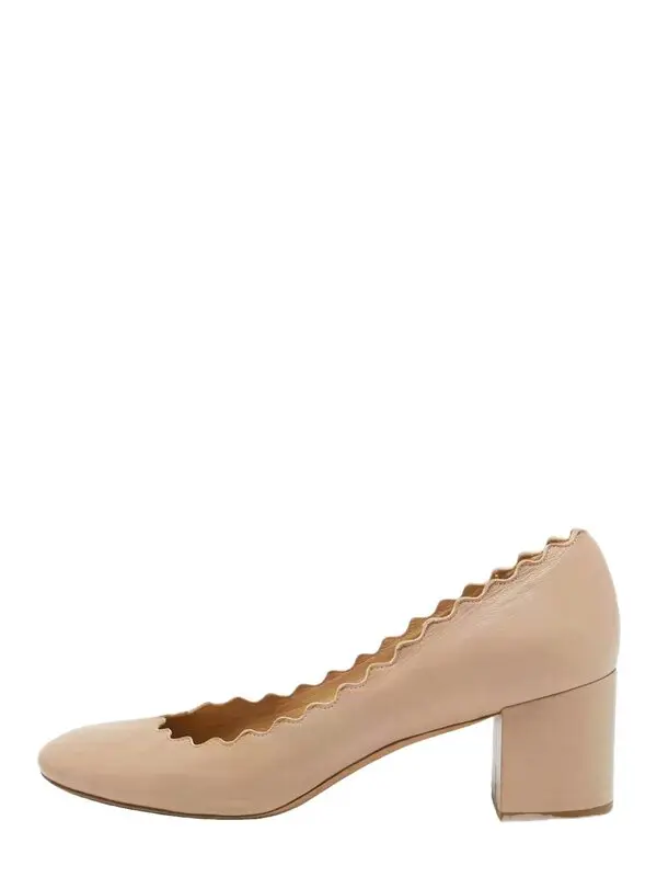 Chloé 55mm Leather Heel Sandals - Neutrals