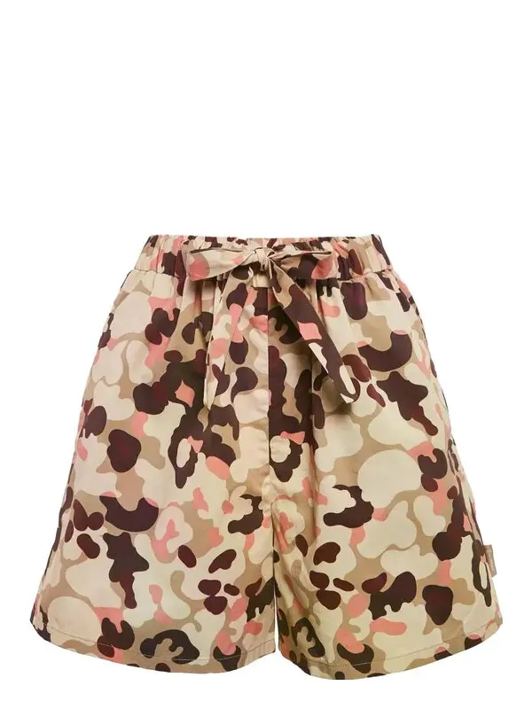 Moncler Drawstring-waist Shorts - Brown