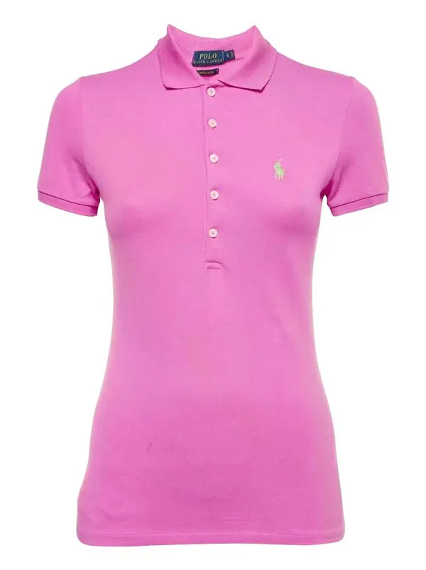 Polo Ralph Lauren Piqué Polo Shirt - Pink