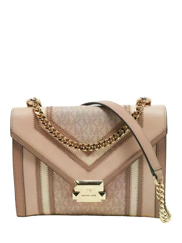 Michael Kors Whitney Leather Shoulder Bag - Pink
