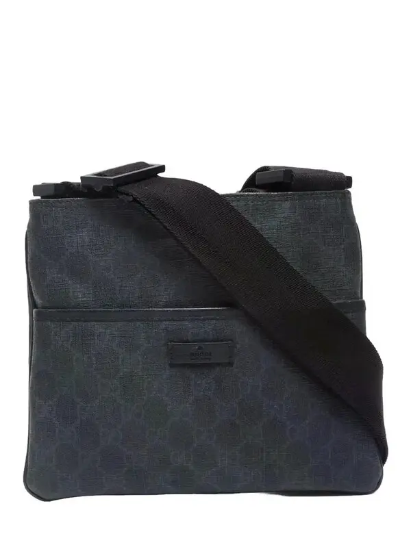 Gucci Gg Supreme Crossbody Bag - Black
