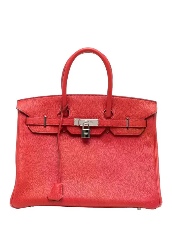 Hermès Birkin 35 Rouge Casaque Clemence Phw Bag - Red