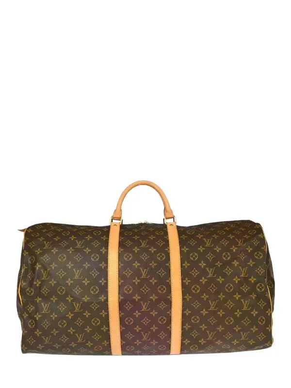 LOUIS VUITTON Keepall 60 Luggage Bag - Brown