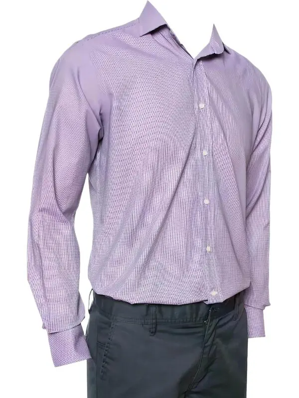 Etro Houndstooth Shirt - Purple