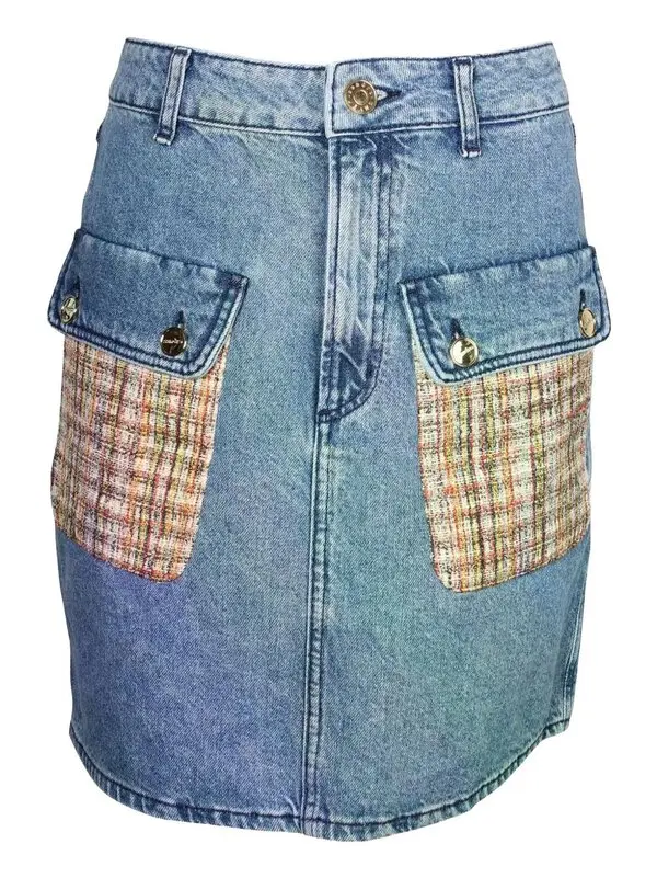 Sandro Fiorina Denim Skirt - Blue