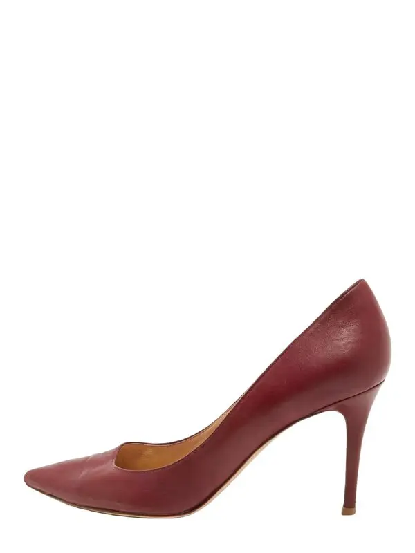 GIANVITO ROSSI 90mm Leather Pumps - Red