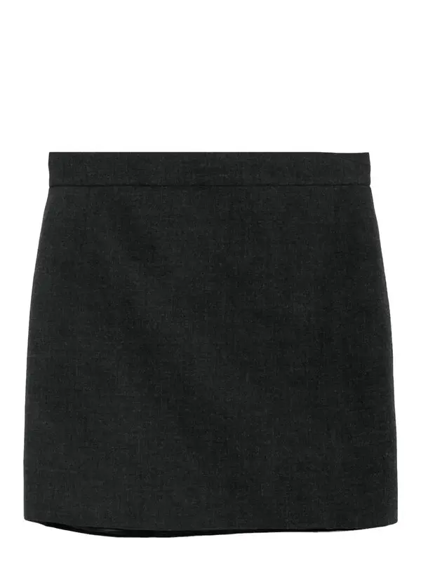 Dolce & Gabbana 2000s Wool Miniskirt - Grey