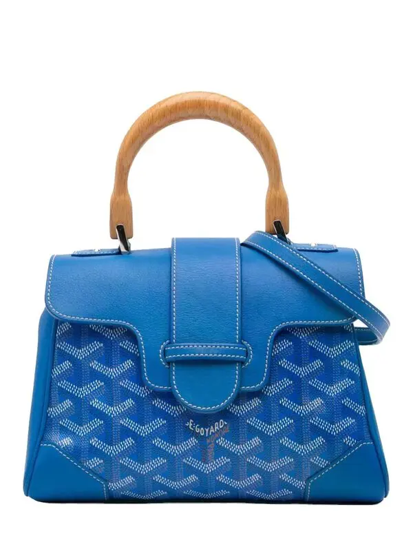 Goyard 2018 Mini Ine Saigon Souple Satchel - Blue