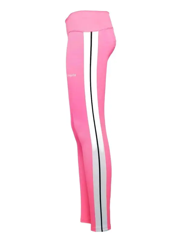 Palm Angels 2024 Side Stripe Leggings - Pink