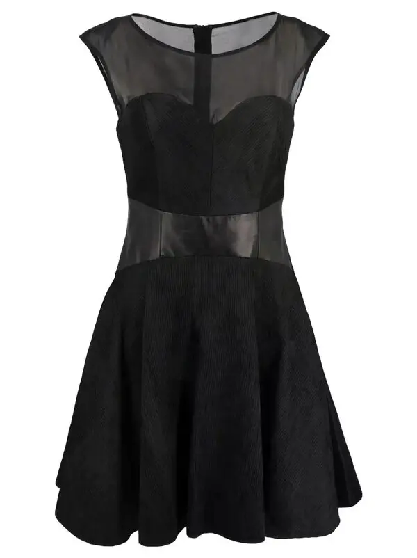 Vintage Panelled Dress - Black