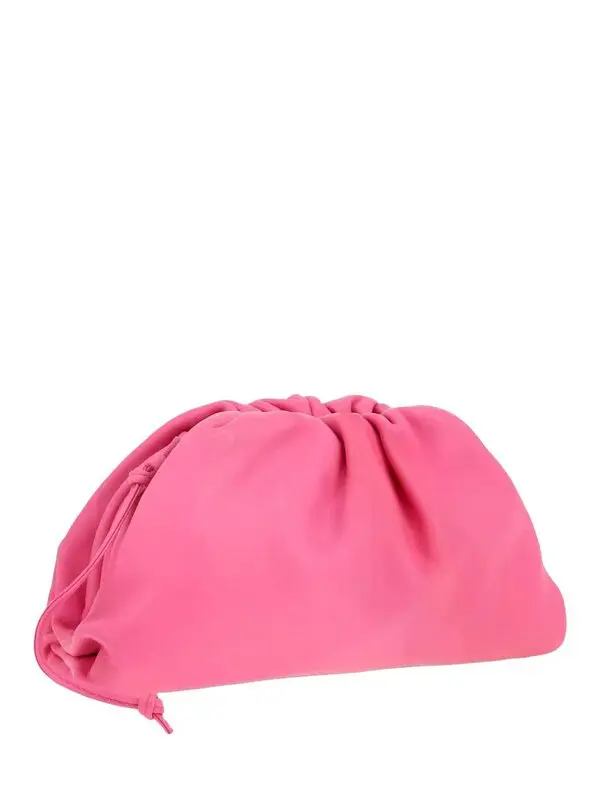 Bottega Veneta Leather Pouch Bag - Pink
