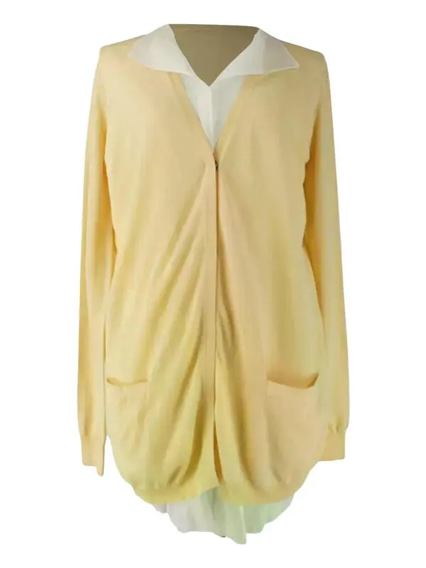 Bottega Veneta Layered Cardigan - Yellow