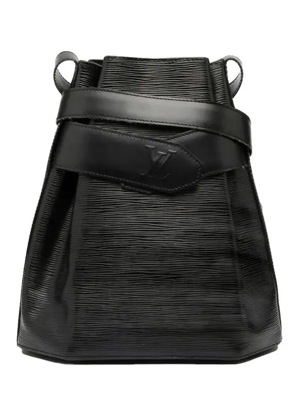 LOUIS VUITTON 1995 Epi Sac D Epaule Pm Bucket Bag - Black