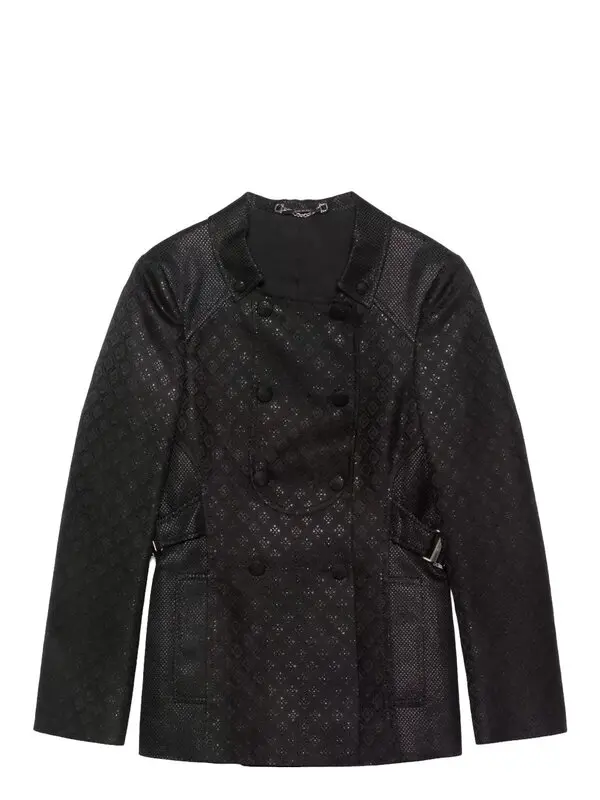 Gucci 2000s Jacquard Jacket - Black