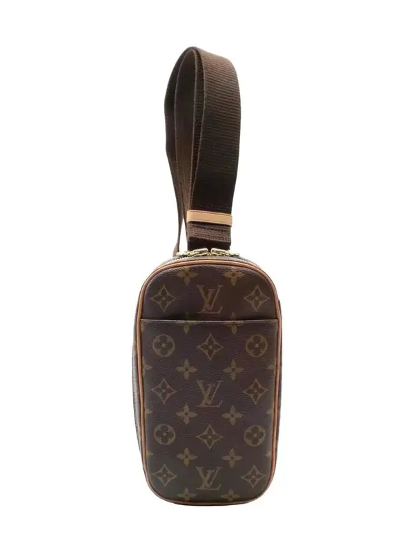 LOUIS VUITTON 2002 Pochette Gange Shoulder Bag - Brown