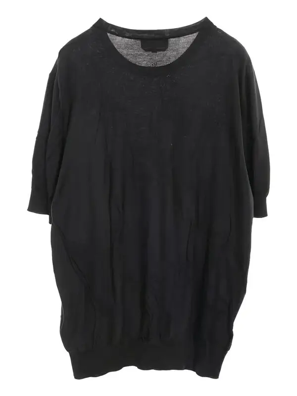 Hermès 2010 Short Sleeve Wool Knitwear - Black