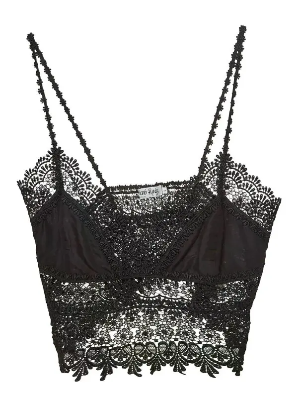 Charo Ruiz Ibiza Lace Top - Black