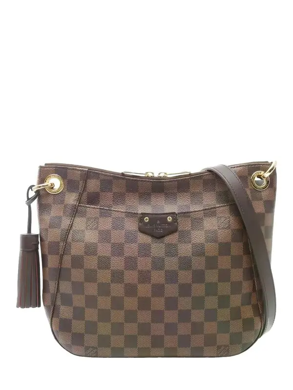 LOUIS VUITTON South Bank Damier Ebene Shoulder Bag - Brown