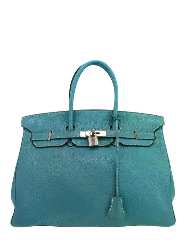 Hermès 2010 Birkin 35 Handbag - Blue