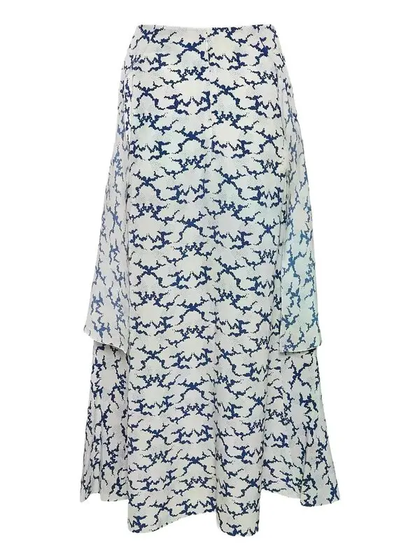 Stella McCartney Silk Maxi Skirt - White