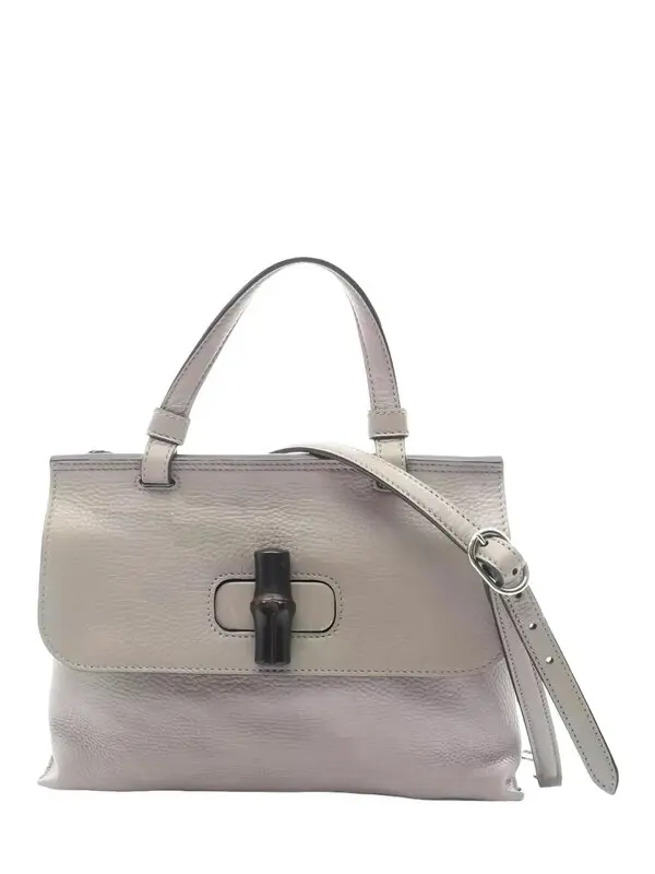 Gucci 2000s Leather Handbag - Grey