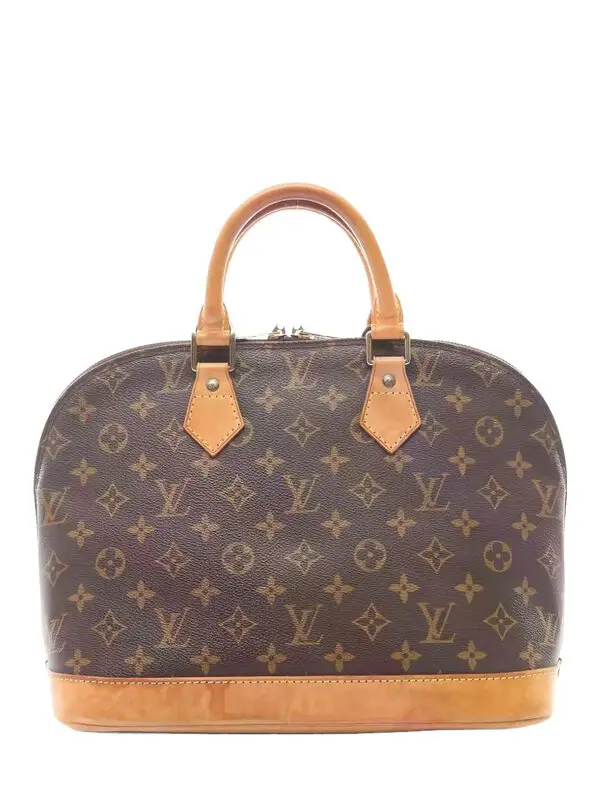 LOUIS VUITTON 1996 Alma Pm Monogram Tote - Brown