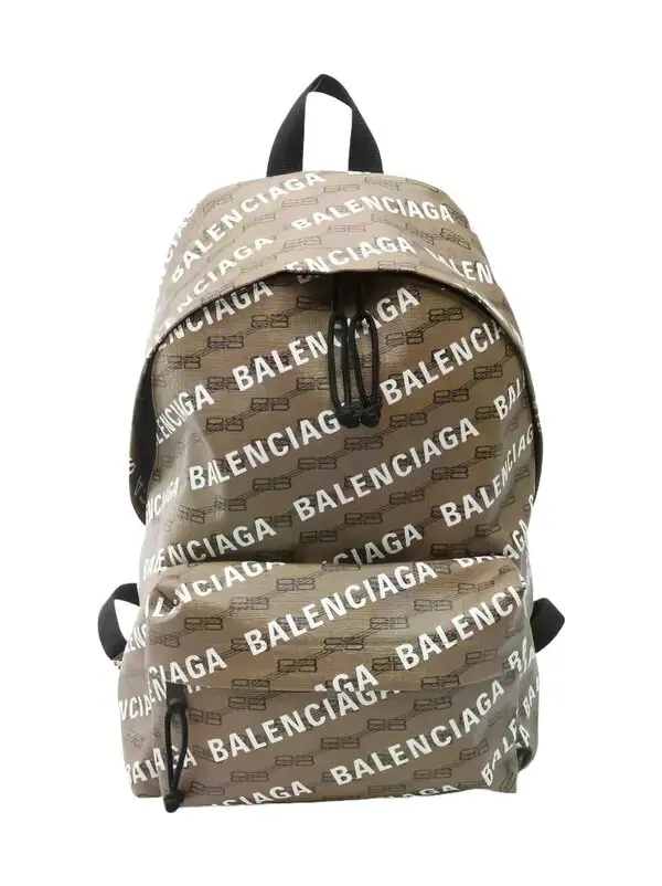 Balenciaga Signature Backpack - Brown