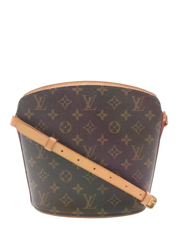 LOUIS VUITTON 2003 Druot Shoulder Bag - Brown