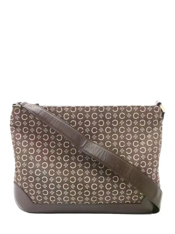 Celine 2000s Macadam Shoulder Bag - Brown