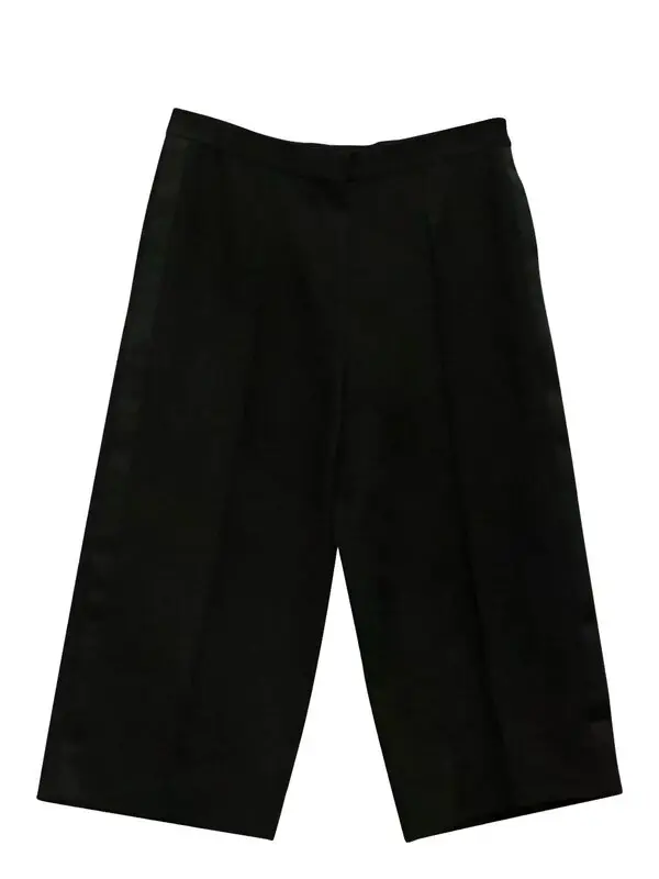 Valentino Garavani Wide-leg Side-stripe Trousers - Black